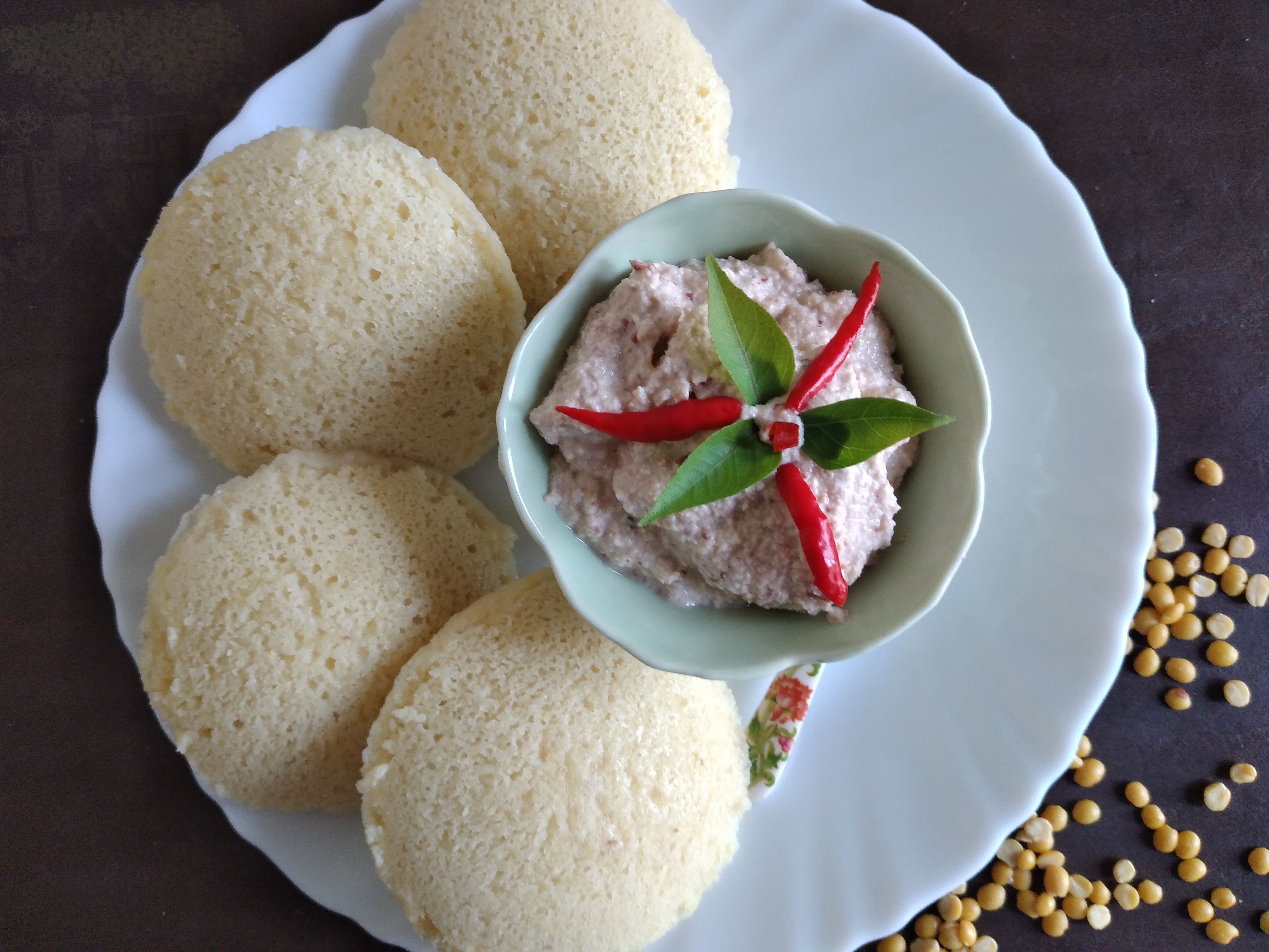 Yellow Idli – Dal On The Table